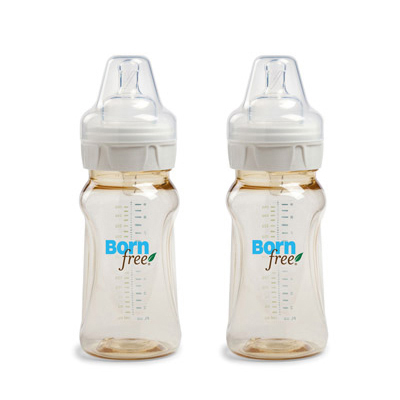 Born Free Wide-Neck Classic Baby Bottle (2, 9 oz.)